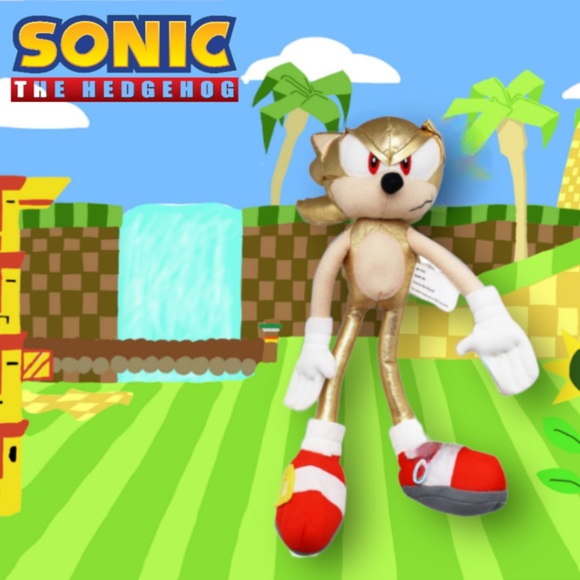 Sega | Toys | Limited Edition Sonic The Hedgehog Super Sonic Gold Plush ...
